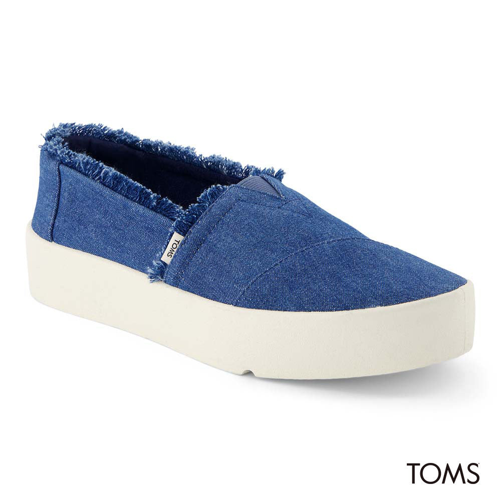 TOMS Women Verona Slip On Sneaker - Denim Slate Blue – Toms Indonesia