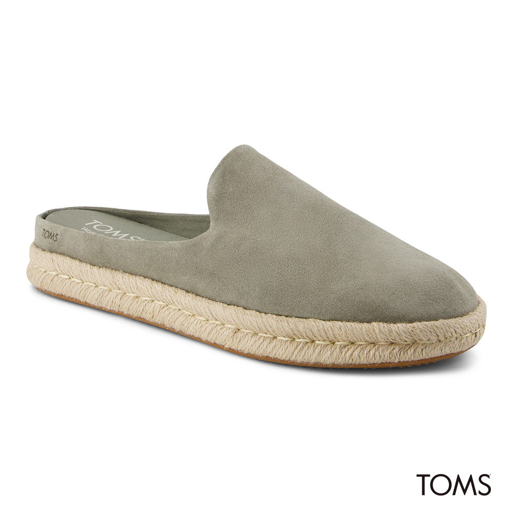 TOMS Men Santiago Mule Vetiver Grey Suede – Toms Indonesia