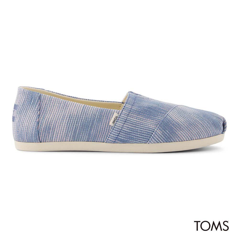TOMS Women Alpargata Novelty Shoes - Pastel Blue Denim – Toms Indonesia