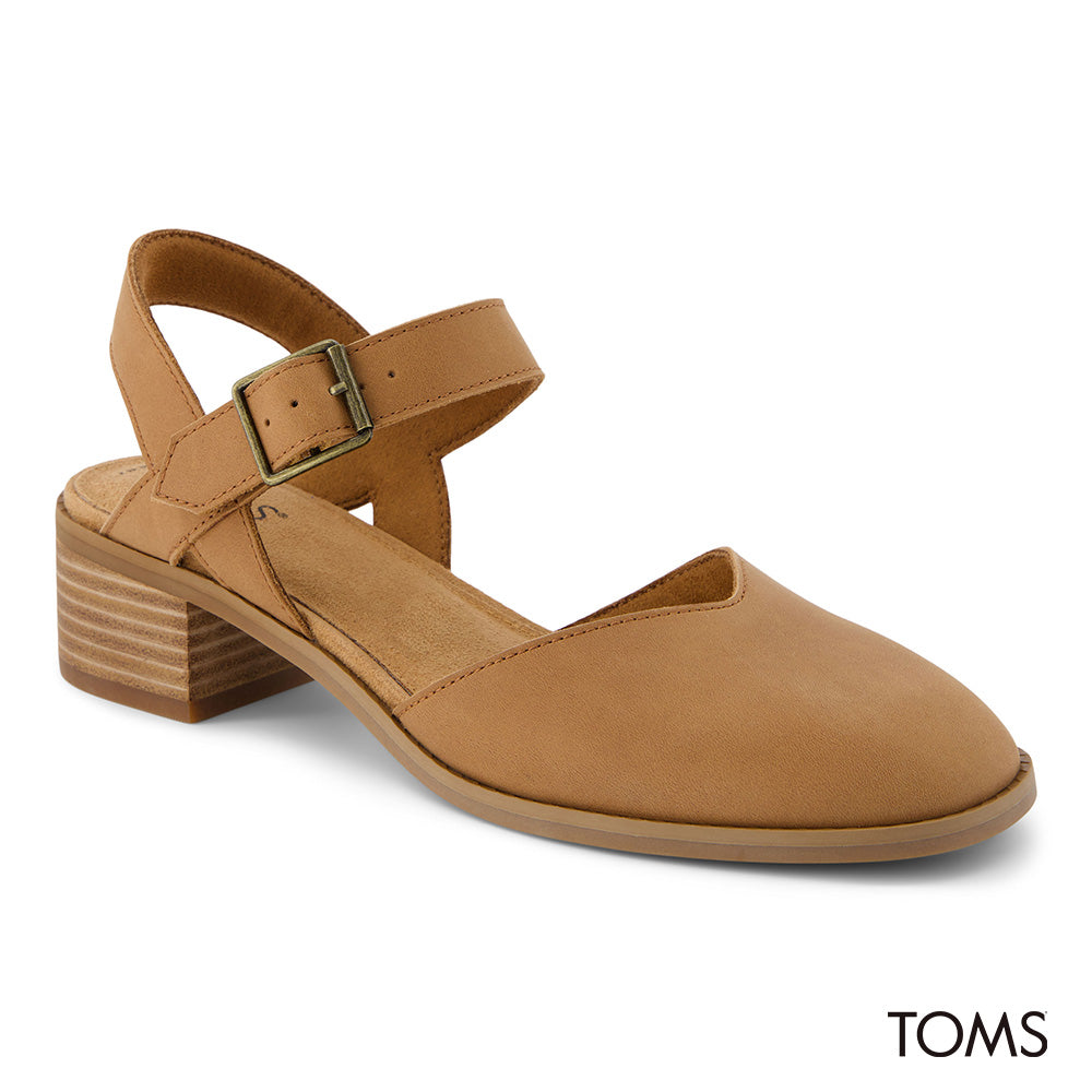 TOMS Women Jaclyn Brown Leather Heels – Toms Indonesia